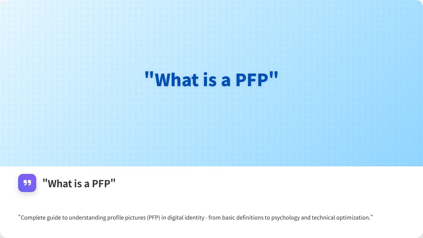 What is a PFP | Free Profile Picture Generator | CustomPFP - Create ...