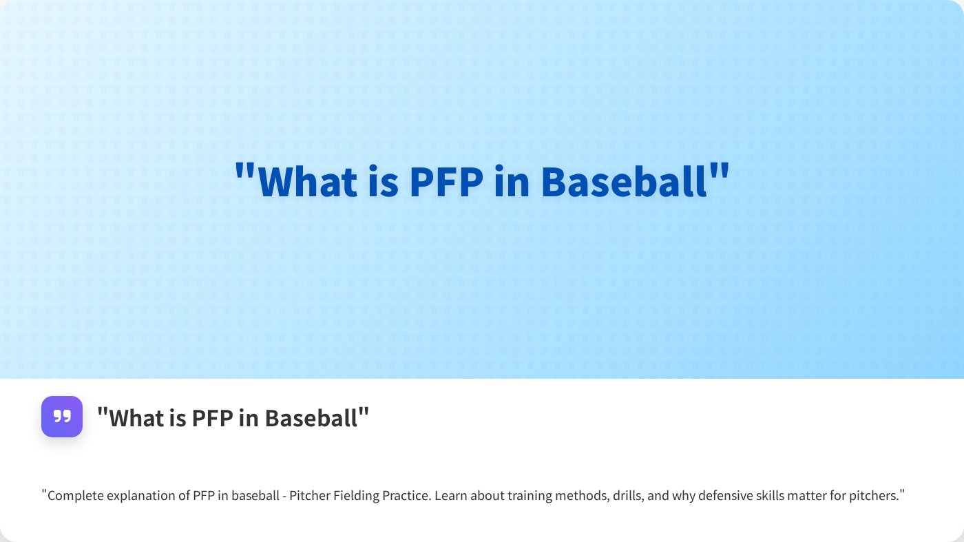 What is PFP in Baseball | Free Profile Picture Generator | CustomPFP ...